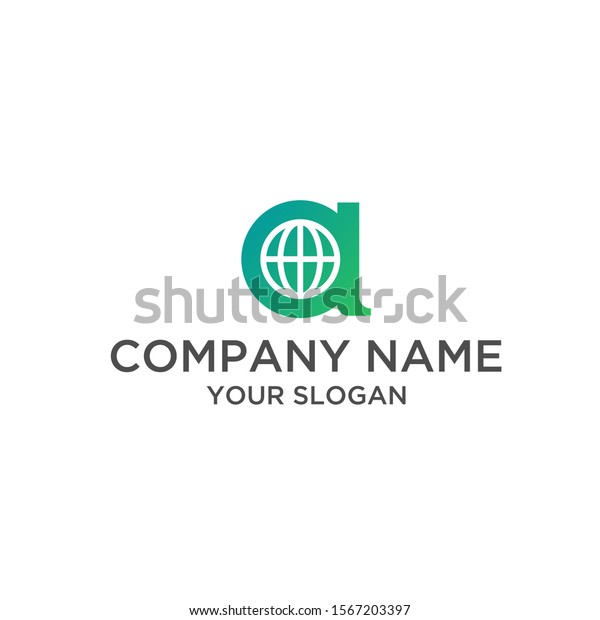 Simple Letter Logo Website Symbol Digital Stock Vector (Royalty Free ...