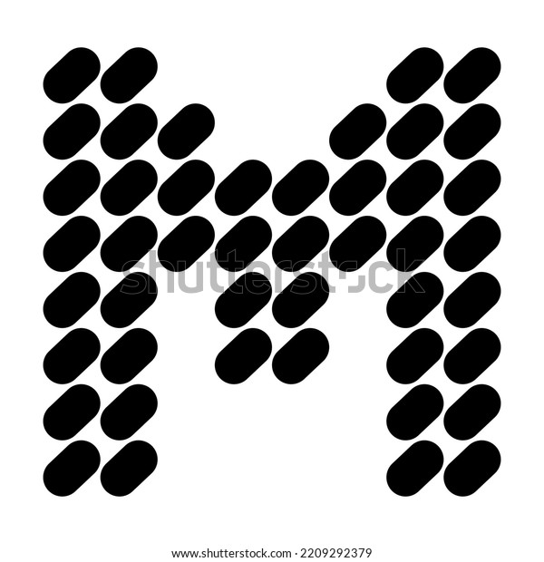 Simple Letter M Logo Design Stock Vector (Royalty Free) 2209292379 ...