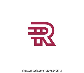 Simple Letter R Logo Design Template Stock Vector (Royalty Free ...