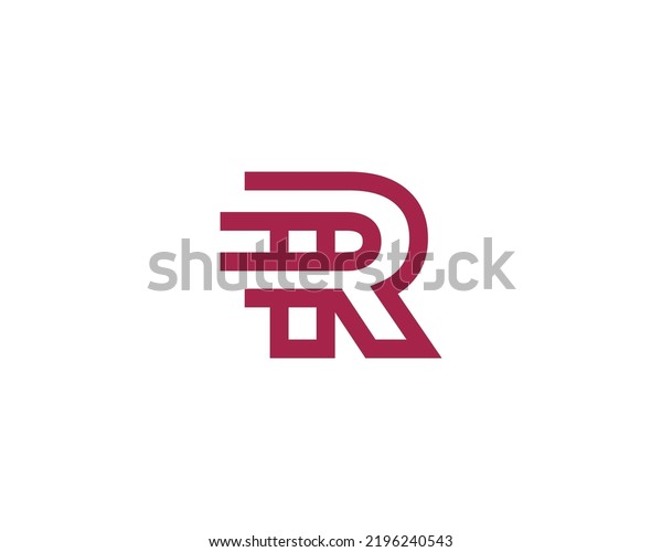 Simple Letter R Logo Design Template Stock Vector (Royalty Free ...