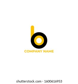 Simple Lettering B Logo Design Initial Stock Vector (Royalty Free ...