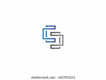 Simple Line Logo Template Design Stock Vector (Royalty Free) 1657413211 ...
