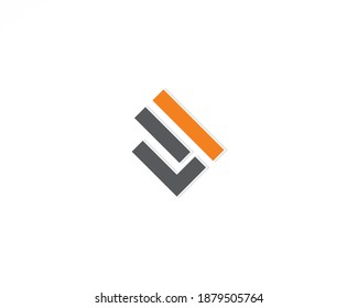 Simple Lines Company Identity Logo Design Stock Vector (Royalty Free ...