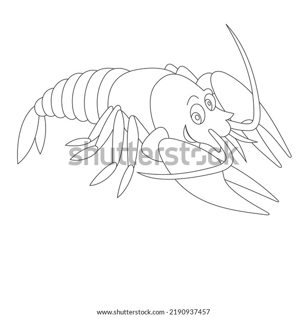 Simple Lobster Line Art Design Stock Vector (Royalty Free) 2190937457 ...