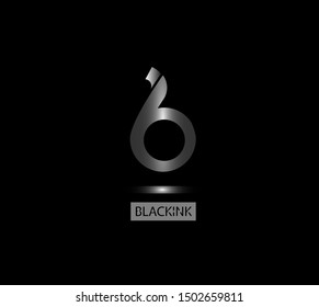 Simple Logo Black Ink Dark Stock Vector (Royalty Free) 1502659811 ...