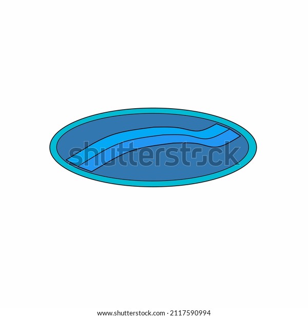 Simple Logo Circle Winding Line Middle Stock Vector (Royalty Free ...