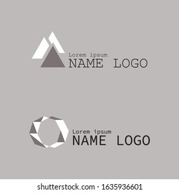 Simple Logo Design Personal User Public Stock Vector (Royalty Free ...