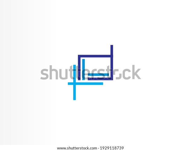 Simple Logo Icon Line Square Vector Stock Vector (Royalty Free ...