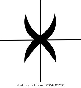 Simple Logo Image Like Letter X Stock Vector (Royalty Free) 2064301985 ...