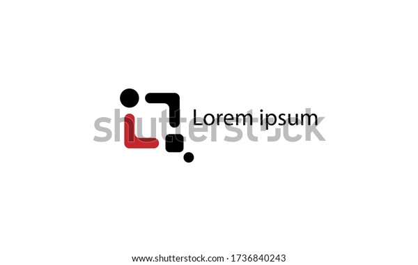 Simple Logo Iq Combination Letters Q Stock Vector (Royalty Free ...