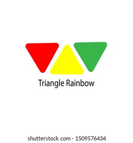 Simple Logo Triangle Rainbow Stock Vector (Royalty Free) 1509576434 ...