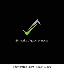 Simple Logo Vector Simply Appliances Stock Vector (Royalty Free ...