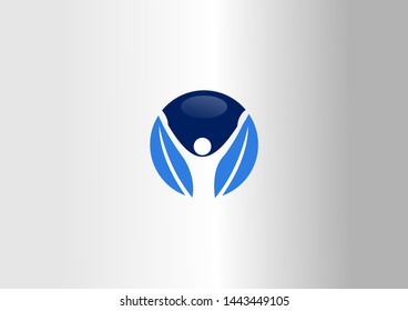 Simple Logos Form Happy People Stock Vector (Royalty Free) 1443449105 ...