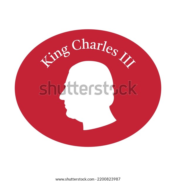 Simple Logotype Profile Portrait King Charles Stock Vector (Royalty ...