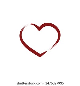 Simple Love Symbol Vector Illustration Stock Vector (Royalty Free ...