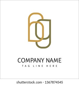 Simple Luxury Logo Design Stock Vector (Royalty Free) 1367874545 ...