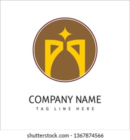 Simple Luxury Logo Design: vector de stock (libre de regalías ...