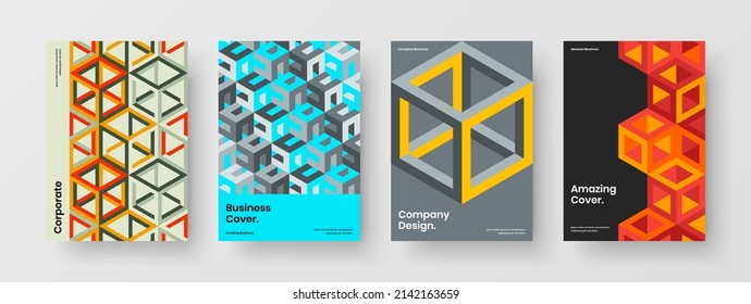 Simple Magazine Cover Design Vector Concept Stock Vector (Royalty Free ...