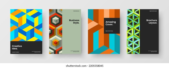 Simple Magazine Cover Vector Design Illustration Stock Vector (Royalty ...