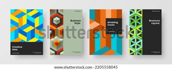 Simple Magazine Cover Vector Design Illustration Stock Vector (Royalty ...