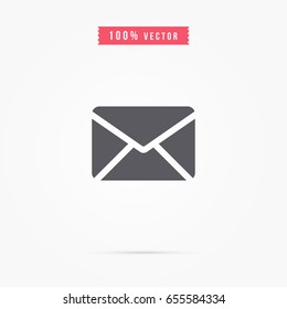 Simple Mail Icon Stock Vector (Royalty Free) 655584334 | Shutterstock