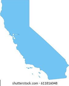Vektor Stok California Usa Map Road Poster Vector (Tanpa Royalti ...