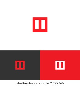 Simple Media Logo Design Concept Tech Stock Vector (Royalty Free ...
