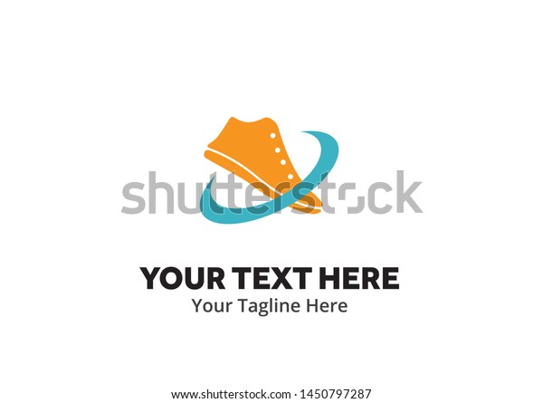 Simple Men Shoes Logo Creative Design Stock Vector (Royalty Free ...