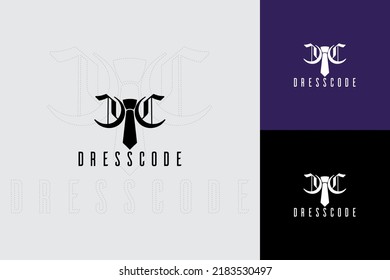 Simple Minimalist Flat Monochromatic Logo Letter Stock Vector (Royalty ...