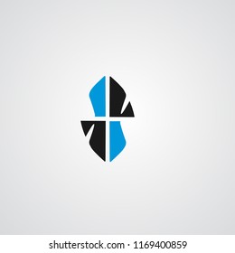 Simple Modern Abstract Logo Many Functions Stock Vector (Royalty Free ...