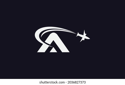 Simple Modern Airplane Logo Design Airlines Stock Vector (Royalty Free ...