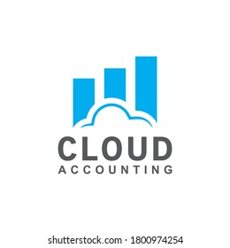 Simple Modern Cloud Accounting Logo Your Stock Vector (Royalty Free ...