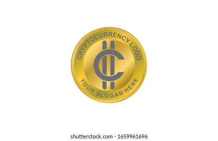 Simple Modern Digital Currency Logo Design Stock Vector (Royalty Free ...