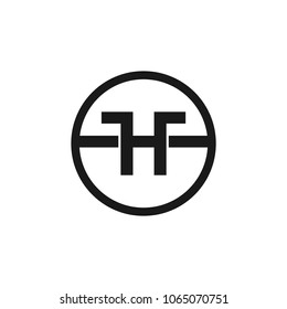 Simple Modern H Logo Stock Vector (Royalty Free) 1065070751
