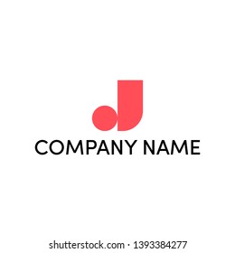 Simple Modern Logo Design Letter J Stock Vector (Royalty Free ...
