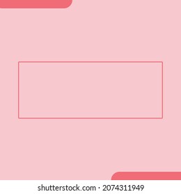 Simple Modern Pink Background Infographic Stock Vector (Royalty Free ...