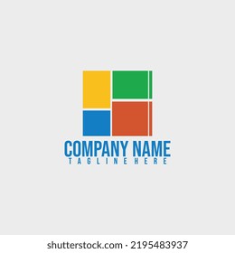 Simple Modern Vector Company Logo Design Stock Vector (Royalty Free ...