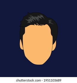 Simple Modern Vector People Face Stock Vector (Royalty Free) 1951103689 ...