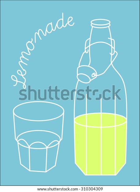 Simple Modern White Outline Drawing Illustration 库存矢量图（免版税）310304309 ...