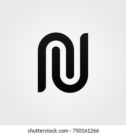 Simple N Letter Sign Vector Design Stock Vector (Royalty Free ...