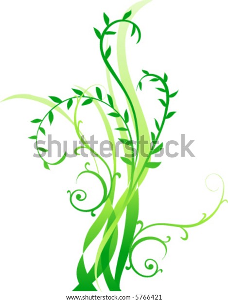 Simple Nature Line Design Stock Vector (Royalty Free) 5766421