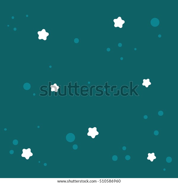 Simple Night Sky Stars On Dark Stock Vector (Royalty Free) 510586960 ...