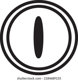 Simple One Eye Symbol Logo Stock Vector (Royalty Free) 2184689155 ...