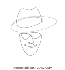 Simple One Line Art Men Stock Vector (Royalty Free) 2145279619 ...