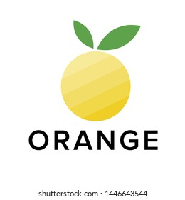 Simple Orange Logo Elegant Colour Schemes Stock Vector (Royalty Free ...
