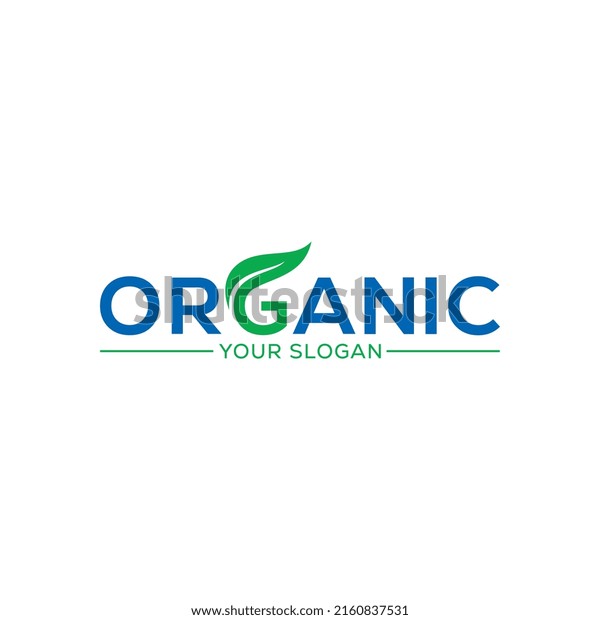Simple Organic Logo Vector Illustration Template Stock Vector (Royalty ...