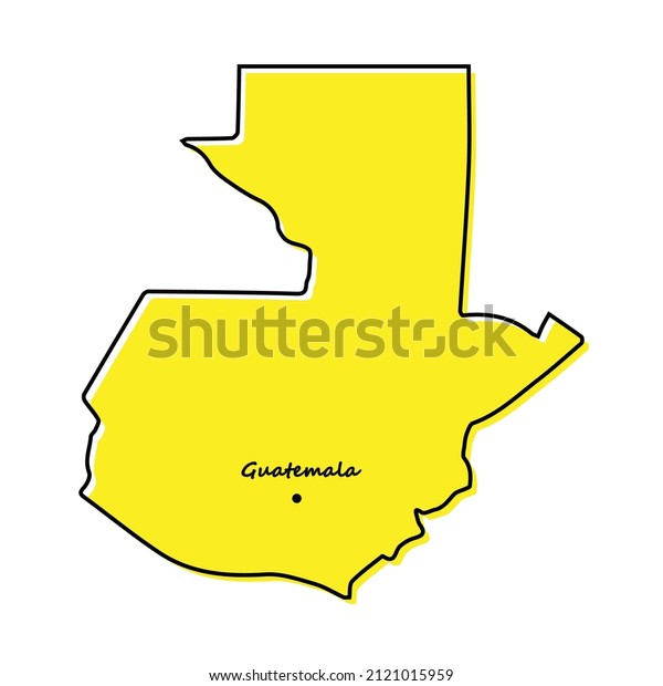 Simple Outline Map Guatemala Capital Location 库存矢量图(免版税)2121015959 ... Simple Outline Map Guatemala Capital Location 库存矢量图(免版税)2121015959 ...