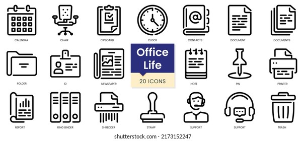 40,755 Office Life Icon Images, Stock Photos & Vectors | Shutterstock