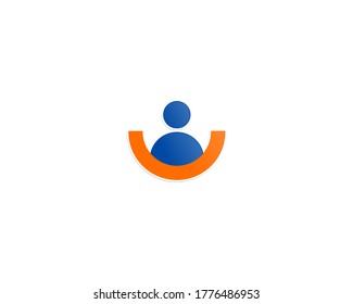 Simple People Logo Design Icon Stock Vector (Royalty Free) 1776486953 ...