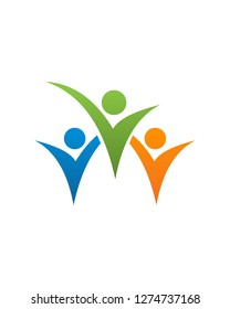 People Logo Stock Vector (Royalty Free) 723130483